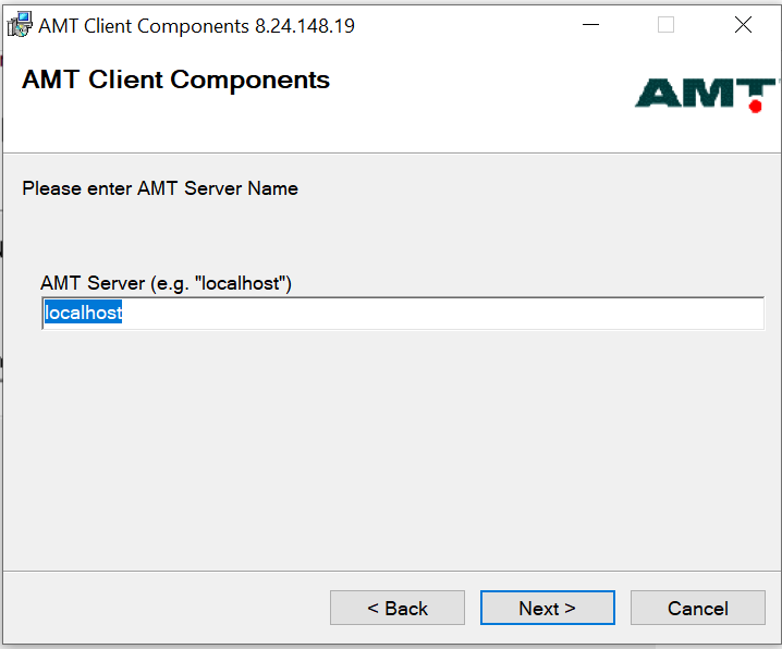How do I install the AMT Client when ClickOnce isn't practical, such as ...