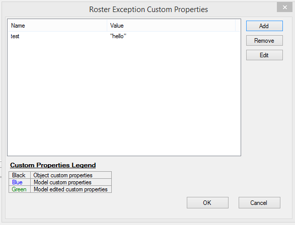 How do I create a label for my Roster Exception on the Gantt chart in XACT?