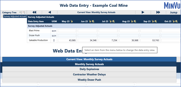 How do I update tags in MinVu Web-Based Data Entry (WDE)?
