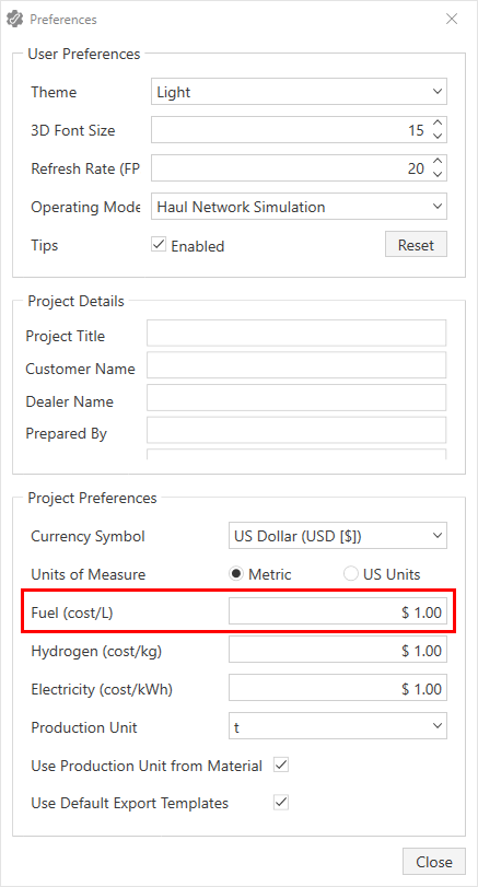 How do I calculate fuel consumption and cost in RPM Simulation products?