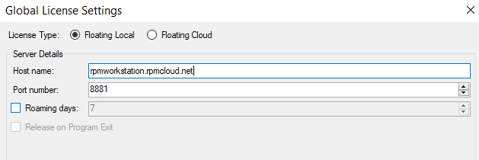 How do I install RPM Server License Manager on Amazon Web Service (AWS)?
