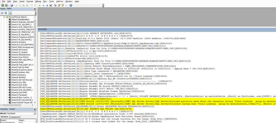 How do I identify and diagnose an issue with a MinVu Engine?