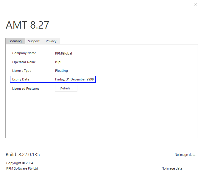 How do I install a new AMT license file?