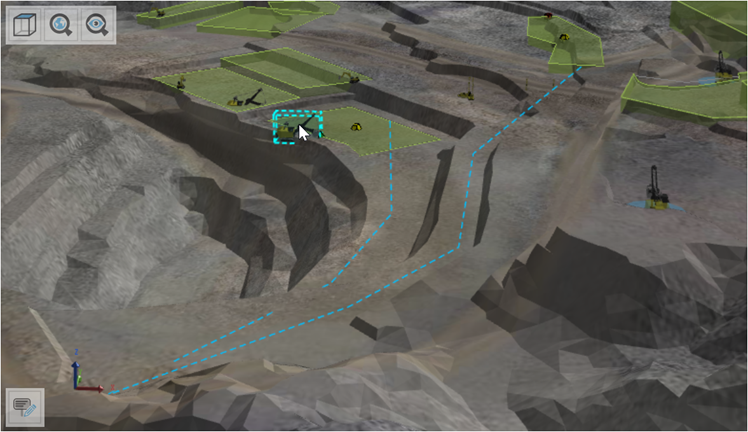 How do I draw a travel path in XECUTE?