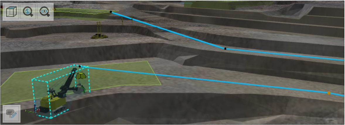 How do I draw a travel path in XECUTE?