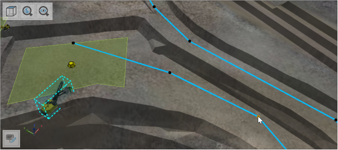 How do I draw a travel path in XECUTE?